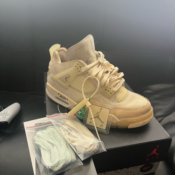 Jordan | Shoes | Jordan 4s Off White | Poshmark
